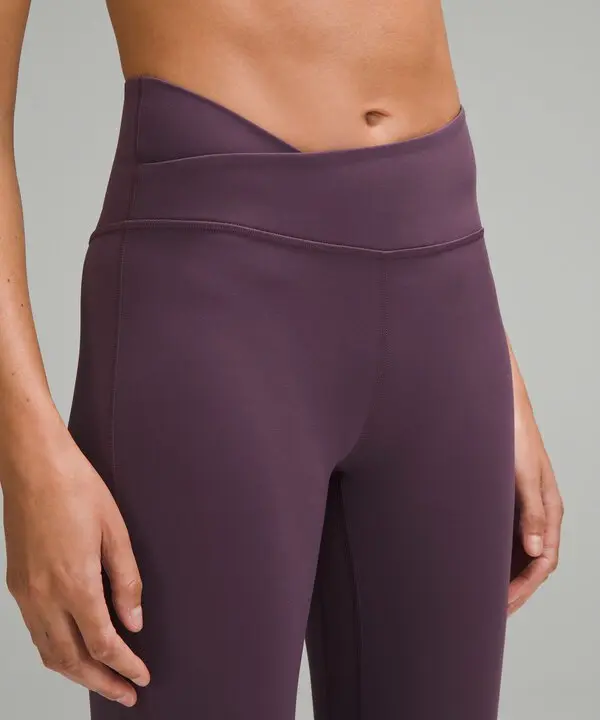 Lululemon Align™ Asymmetrical-Waist Mini-Flared Pants 32 - Grape